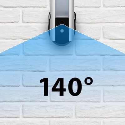 Smartwares Guardian Security Camera and Light 6.38x7x18.07 cm Metallic ...