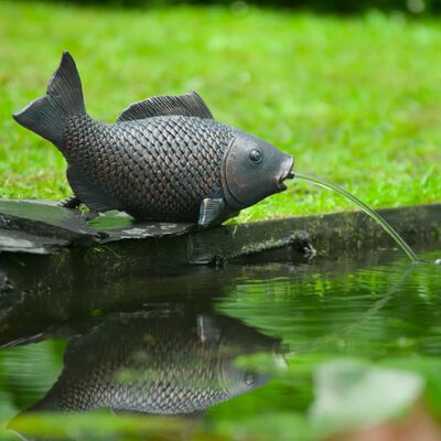 Ubbink Spitter Garden Fountain Fish Lying | vidaXL.co.uk