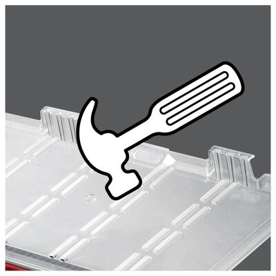 Keter Mobile Tool Case with Organiser Connect Black | vidaXL.co.uk