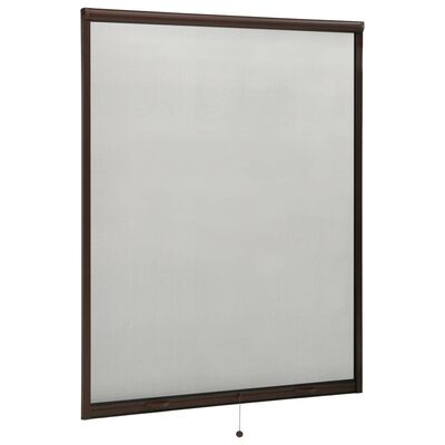 vidaXL Roll down Insect Screen for Windows Brown 140x170 cm | vidaXL.co.uk