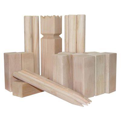 OUTDOOR PLAY Kubb Game XL Wood | vidaXL.co.uk