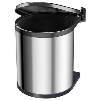 Hailo Cupboard Bin Compact-Box Size M 15 L Stainless Steel 3555-101 ...