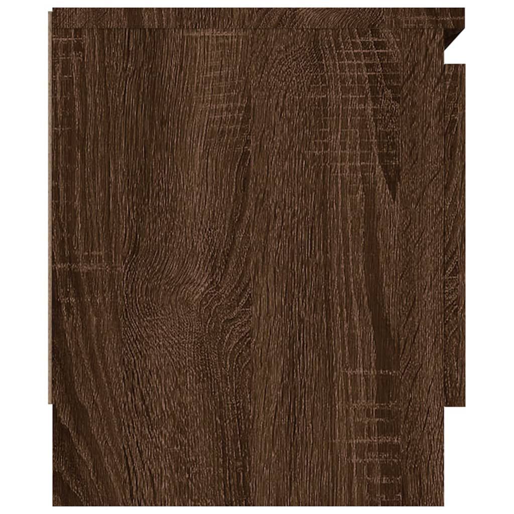 vidaXL TV Cabinet with Door Brown Oak 102x30x36 cm | vidaXL.co.uk