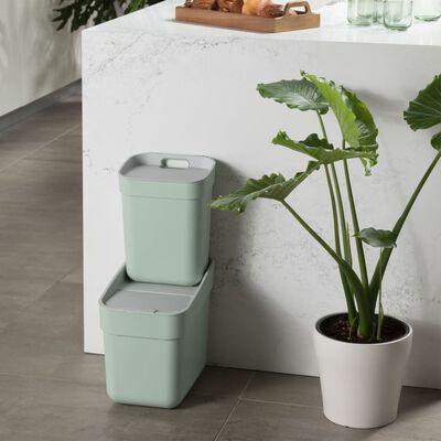 Curver Trash Can Ready to Collect 20L Mint Green | vidaXL.co.uk
