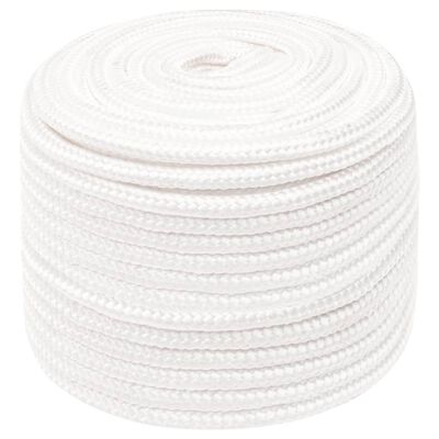 vidaXL Boat Rope Full White 14 mm 250 m Polypropylene | vidaXL.co.uk