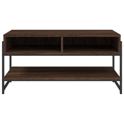 vidaXL Coffee Table Brown Oak 90x50x45 cm Engineered Wood | vidaXL.co.uk