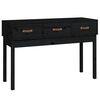 vidaXL Console Table White 114x40x75 cm Solid Wood Pine | vidaXL.co.uk