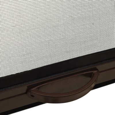 vidaXL Roll down Insect Screen for Windows Brown 140x170 cm | vidaXL.co.uk