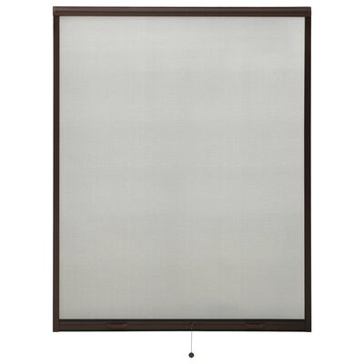 vidaXL Roll down Insect Screen for Windows Brown 140x170 cm | vidaXL.co.uk