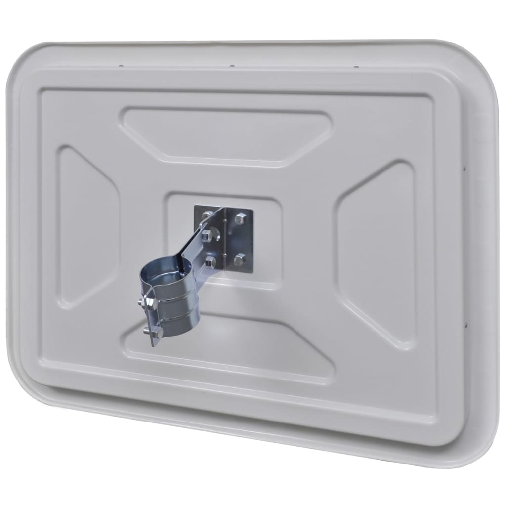Convex Traffic Mirror Rectangle 60 x 80 cm with Reflectors | vidaXL.co.uk