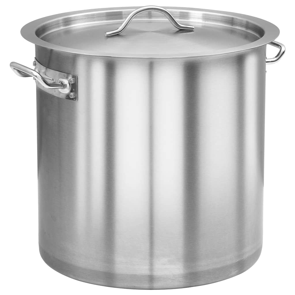vidaXL Stock Pot 36 L 36x36 cm Stainless Steel | vidaXL.co.uk
