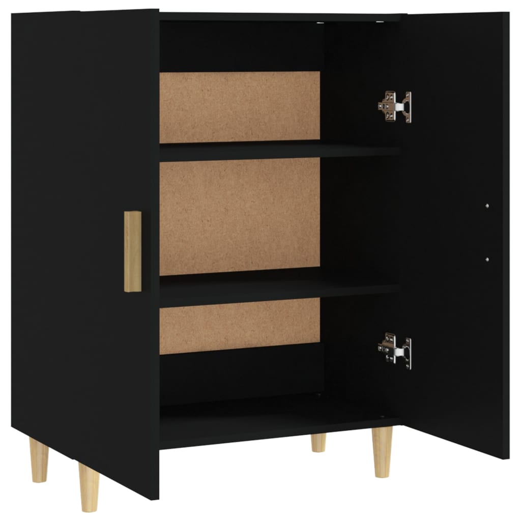 vidaXL Sideboard Black 70x34x90 cm Engineered Wood | vidaXL.co.uk