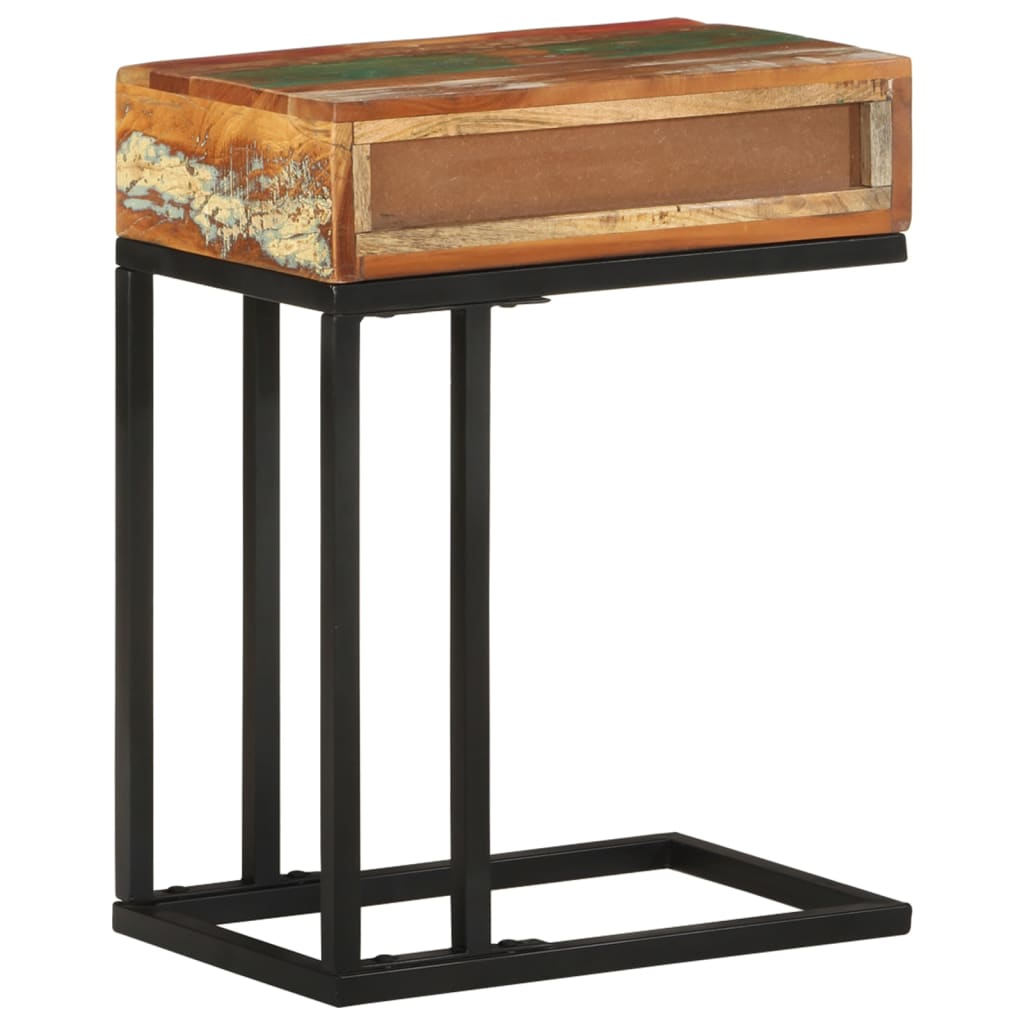 vidaXL U-Shaped Side Table 45x30x61 cm Solid Reclaimed Wood | vidaXL.co.uk