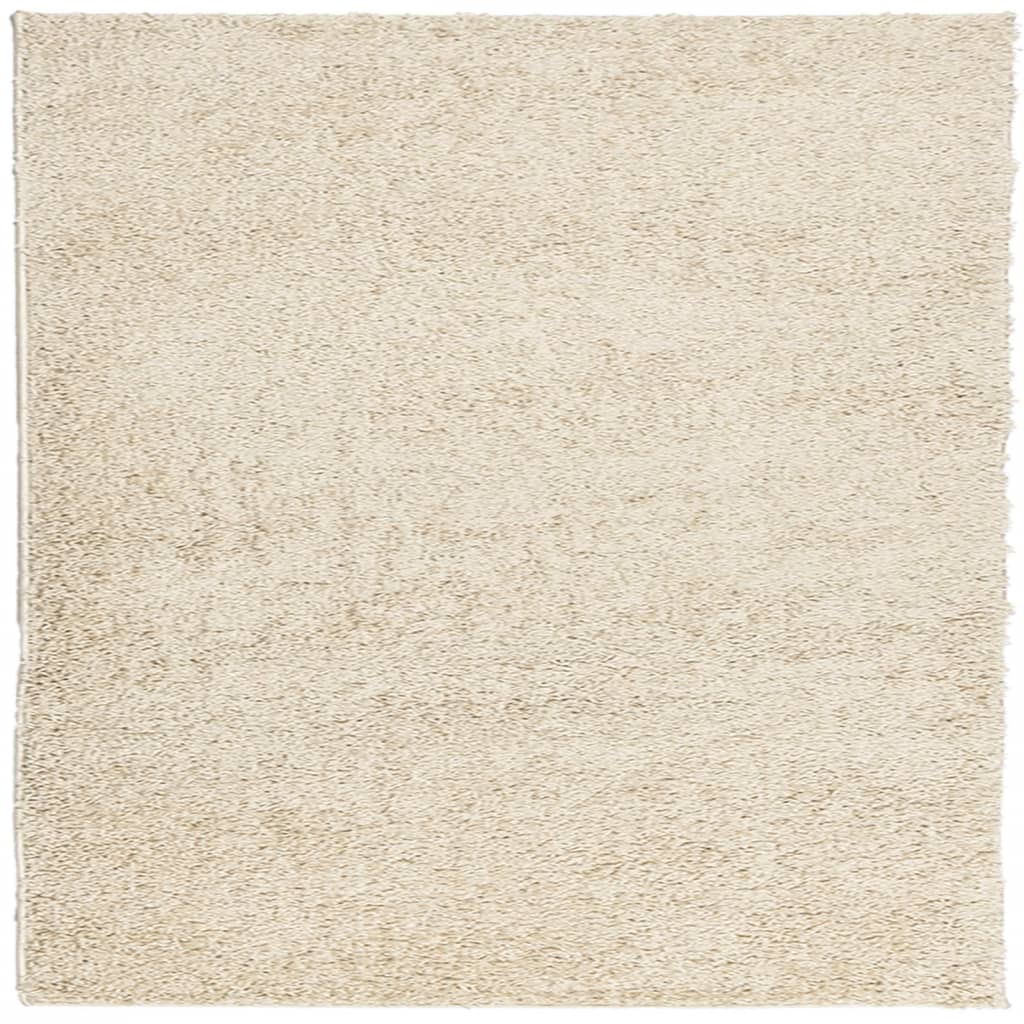 vidaXL Shaggy Rug PAMPLONA High Pile Modern Gold 200x200 cm | vidaXL.co.uk