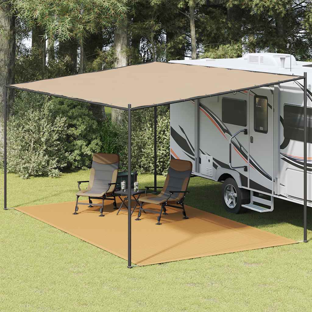 vidaXL Tent Carpet Sand 300x600 cm HDPE | vidaXL.co.uk