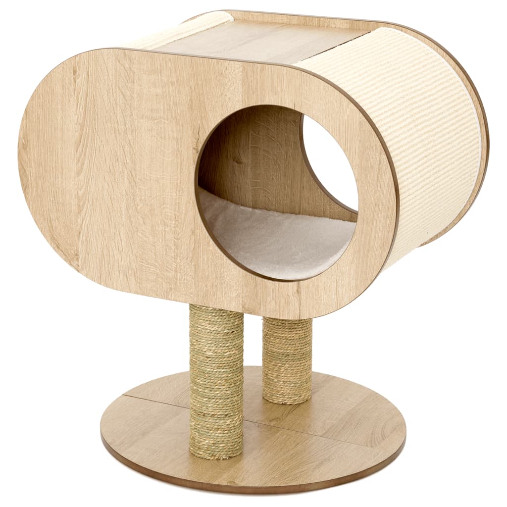 Jack and Vanilla Cat Tree Cocoon Molly 48x48x62 cm Brown | vidaXL.co.uk