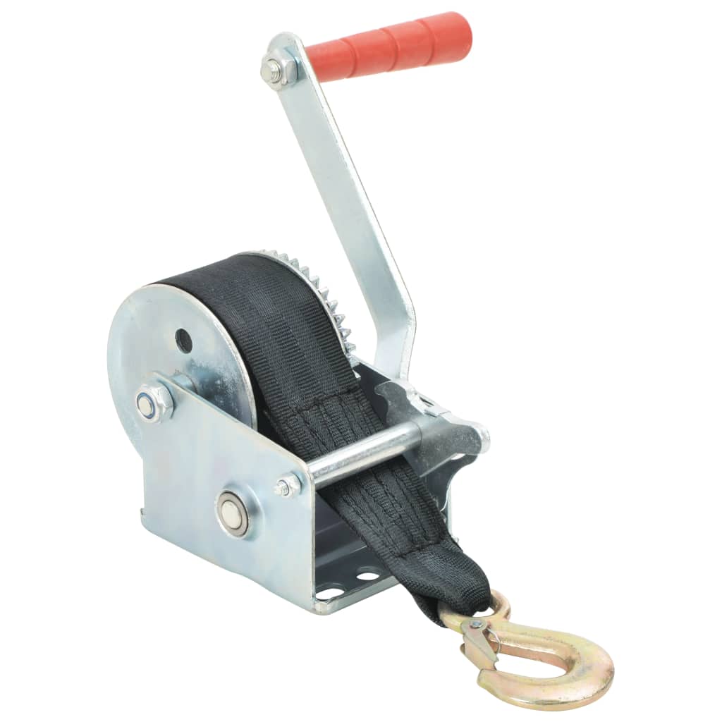vidaXL Hand Winch with Strap 360 kg | vidaXL.co.uk