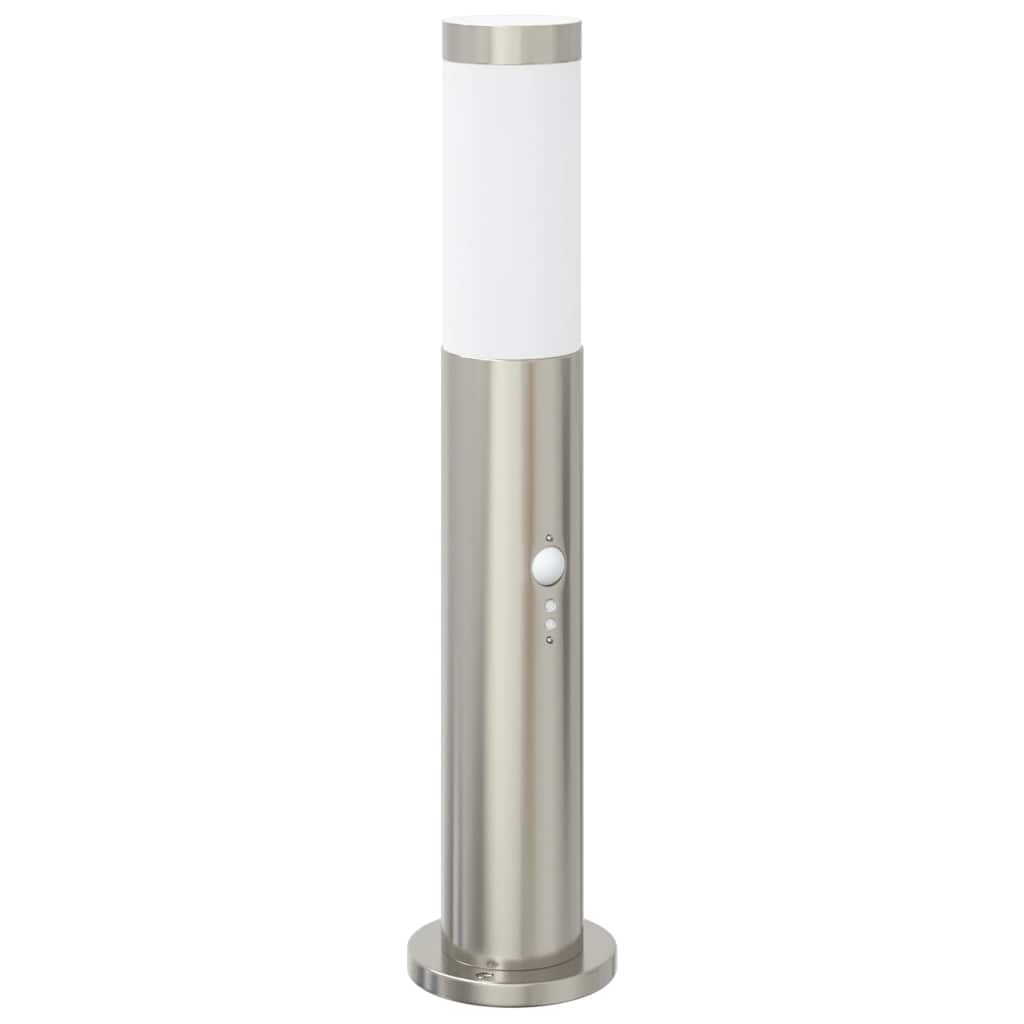 vidaXL Bollard Light with Sensor 50 cm Stainless Steel IP44 | vidaXL.co.uk