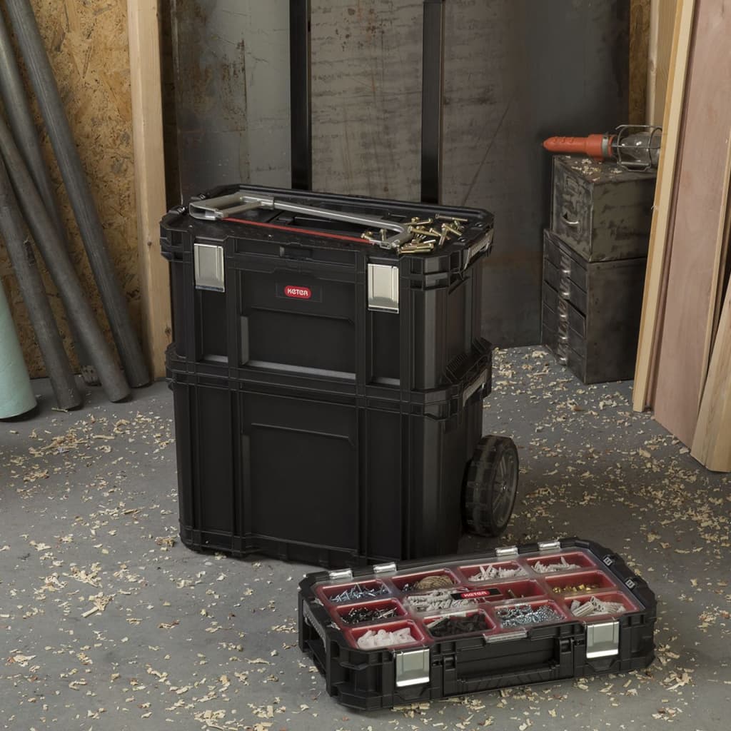 Keter Tool Organiser Connect Black | vidaXL.co.uk