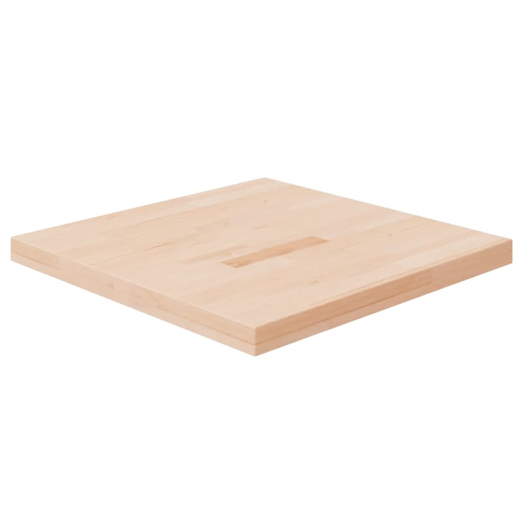vidaXL Square Table Top 60x60x4 cm Untreated Solid Wood Oak | vidaXL.co.uk