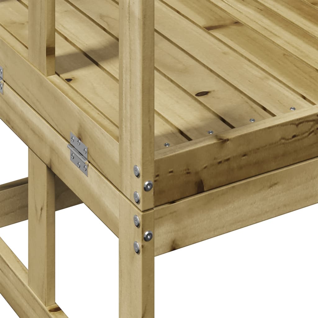 vidaXL Garden Sofa Bench Extendable Impregnated Wood Pine | vidaXL.co.uk