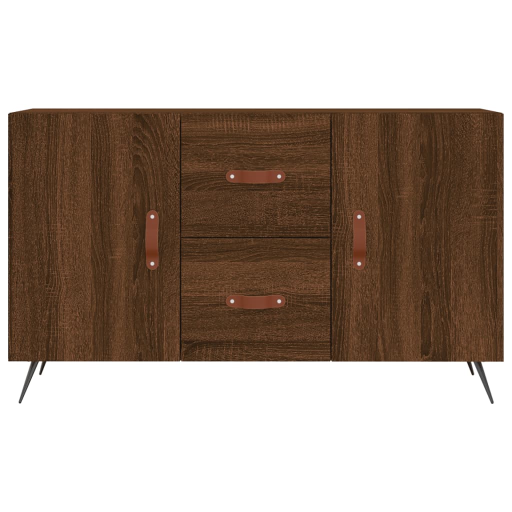 vidaXL Sideboard Brown Oak 100x36x60 cm Engineered Wood | vidaXL.co.uk
