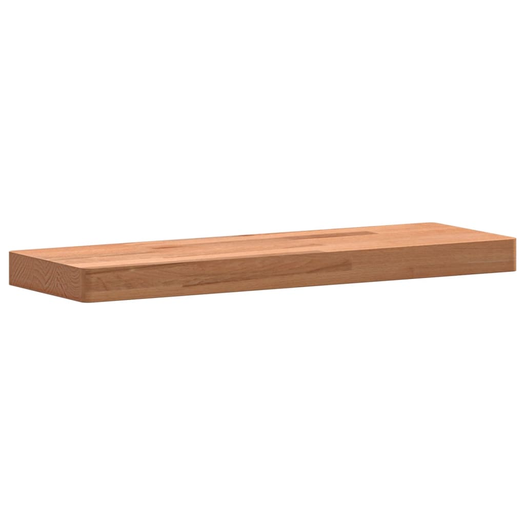 vidaXL Wall Shelf 60x20x4 cm Solid Wood Beech | vidaXL.co.uk